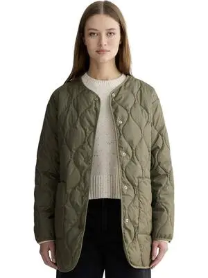 Everlane Quilted Liner Olive