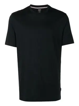 BOSS Round-neck Short-sleeve T-shirt - Black