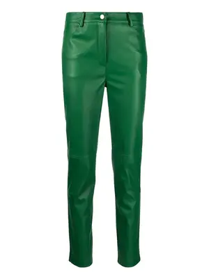 BLANCA VITA Blanca Vita Faux-Leather Trousers