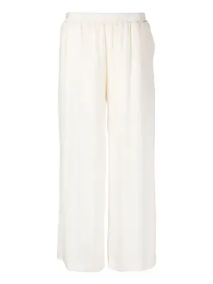 GOLD HAWK Gold Hawk Wide-Leg Velvet Trousers