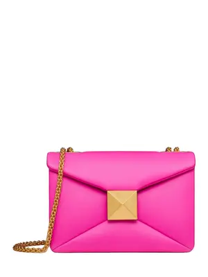 Valentino Garavani One Stud Shoulder Bag - Pink