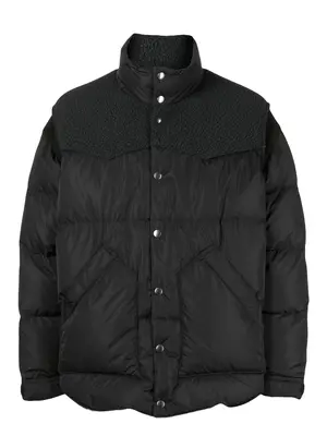 UNDERCOVERISM Panelled Puffer Jacket - Black