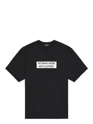 UNDERCOVERISM We Make Noise Tee - Black