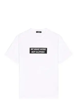 UNDERCOVERISM We Make Noise Tee - White