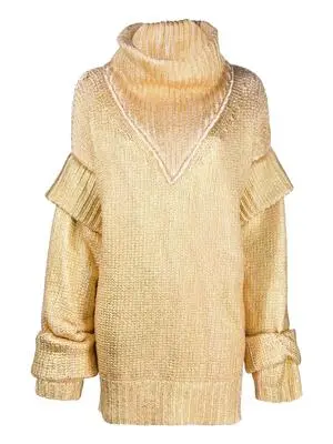 PHILIPP PLEIN Philipp Plein Maxi Hexagon Metallic Pullover