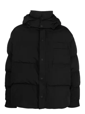 Jacquemus Hooded Padded Jacket - Black