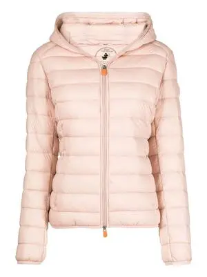 SAVE THE DUCK Daisy Hooded Puffer Jacket - Pink