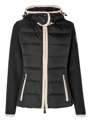 Moncler Hooded Paneled Jacket - Black