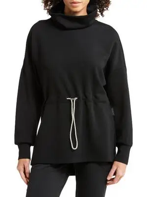 Varley Freya Funnel Neck Sweatshirt - Black