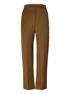 Tory Burch Tory Burch Twill Trouser Mocha Chip