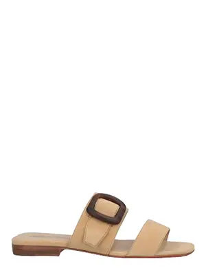 Santoni Leather Sandals - Beige