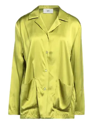 SOLOTRE SOLOTRE Satin Shirt Light Green