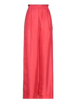 SOLOTRE SOLOTRE Wide Leg Pants Red