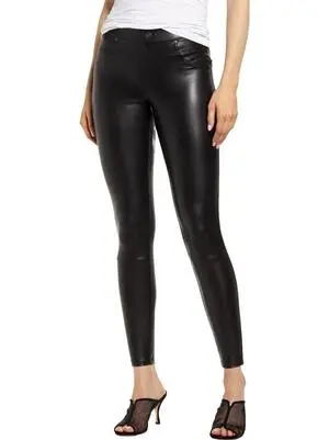 HUE Faux Leather Leggings