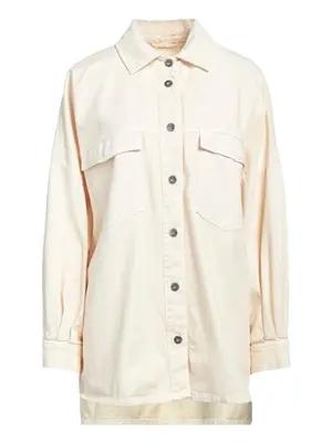 SOLOTRE Denim Overshirt - White