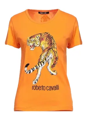 Roberto Cavalli ROBERTO CAVALLI Printed T-Shirt Orange