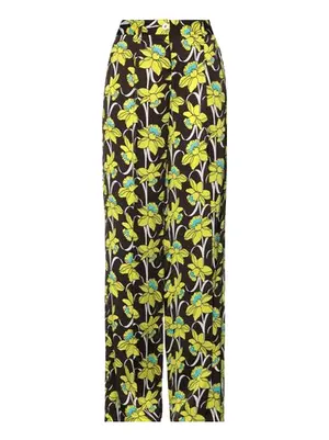 P.a.r.o.s.h Printed Wide Leg Pants - Brown