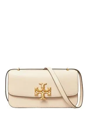 Tory Burch Small Eleanor Rectangular Convertible Leather Shoulder Bag - New Cream