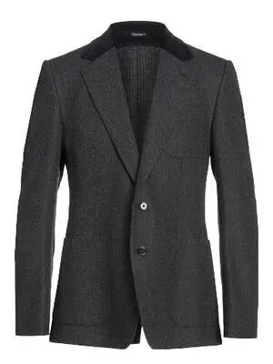 Dolce & Gabbana Blazer Size Cotton, Wool, Polyamide, Polyester, Elastane - Blue