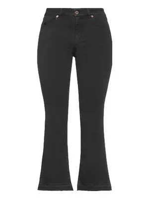 AVANTGAR DENIM BY EUROPEAN CULTURE Woman Pants Pink Size 27 Cotton, Polyester, Elastane Black
