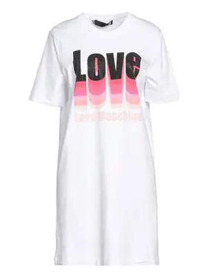 Moschino Mini T-shirt Dress - White