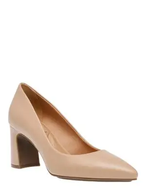 Anne Klein Benedette Pointed Toe Pump - Nude