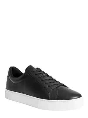 VAGABOND SHOEMAKERS Leather Low Top Sneakers - Black
