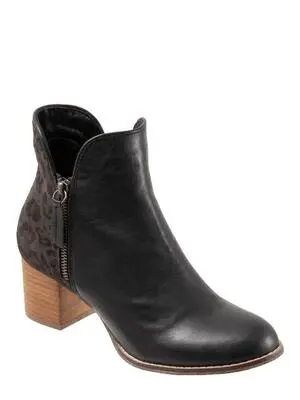 BUENO Jenna Bootie - Black Leopard