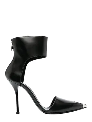 Alexander McQueen Harness Punk 105mm Pumps - Black