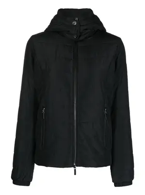 Armani Exchange Padded Zip-up Jacket - Black