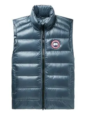 Canada Goose Crofton Slim-fit Quilted Gilet - Blue