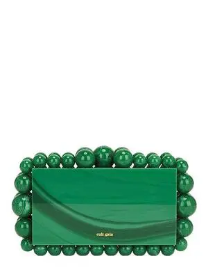 Cult Gaia Cult Gaia Eos Clutch Deep Basil