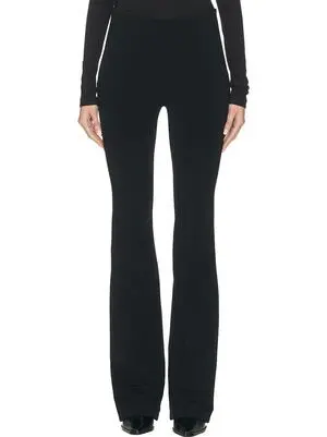 Sprwmn Micro Flare Trousers - Black