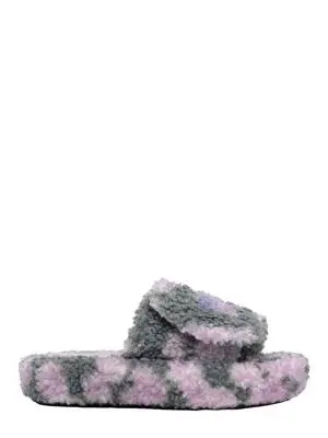 Natasha Zinko Pixel Rose Slides - Grey
