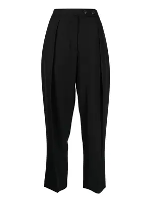3.1 Phillip Lim High-waisted Tapered Trousers - Black