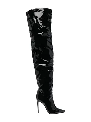 LE SILLA Eva Thigh-high Boots - Black
