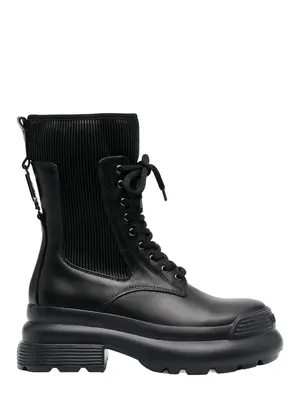 Liu Jo Amy Lace-up Boots - Black