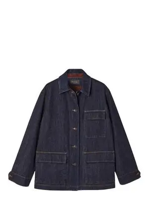 Loro Piana Cotton And Cashmere Denim Shirt - Blue