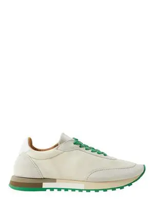 THE ROW Owen Color-block Sneakers - Ivory