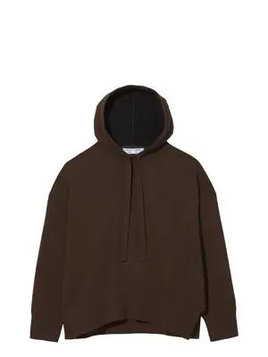 Proenza Schouler White Label Knitted Hoodie - Brown