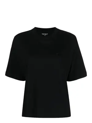 Carhartt Work In Progress Logo-embroidered T-shirt - Black