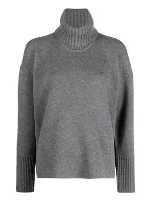 Proenza Schouler Roll-neck Drop-shoulder Jumper - Grey