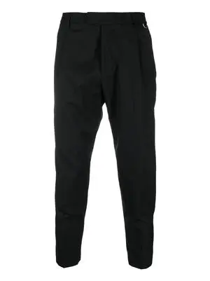LOW BRAND Straight-leg Cropped Trousers - Black