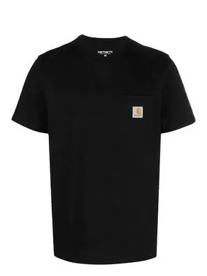 Carhartt Work In Progress Pocket Logo-patch T-shirt - Black