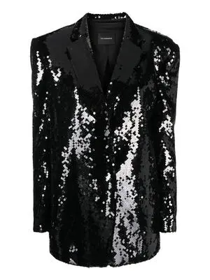 ANDAMANE Sequin Embellished Blazer
