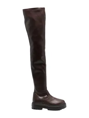 LE SILLA Ranger Thigh-high Boots - Brown
