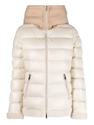 Moncler Guichard Shearling-trim Jacket - Neutrals