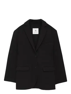 ANINE BING Quinn Single-breasted Blazer - Black
