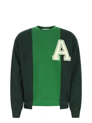 AMBUSH Long-sleeve Multi-panel Sweatshirt - Green