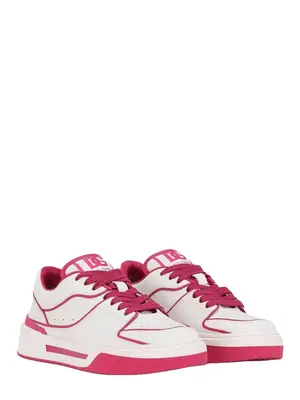 Dolce & Gabbana Roma Leather Sneakers - White